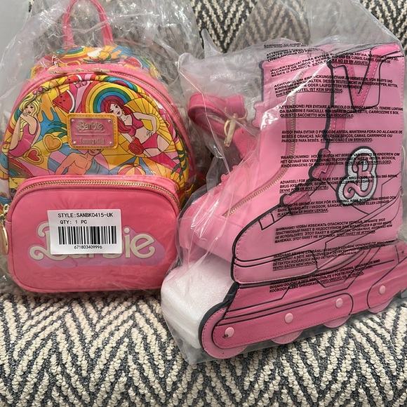 Loungefly | Bags | Barbie Movie Loungefly Crossbody Roller Skates Bag ...